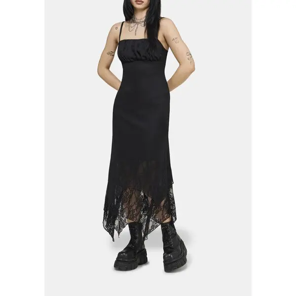 DISTURBIA Druella Lace Cami Midaxi Dress