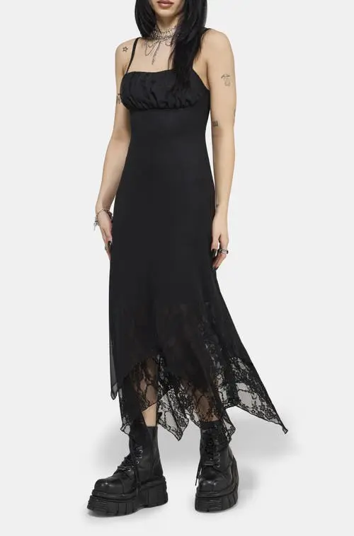 DISTURBIA Druella Lace Cami Midaxi Dress