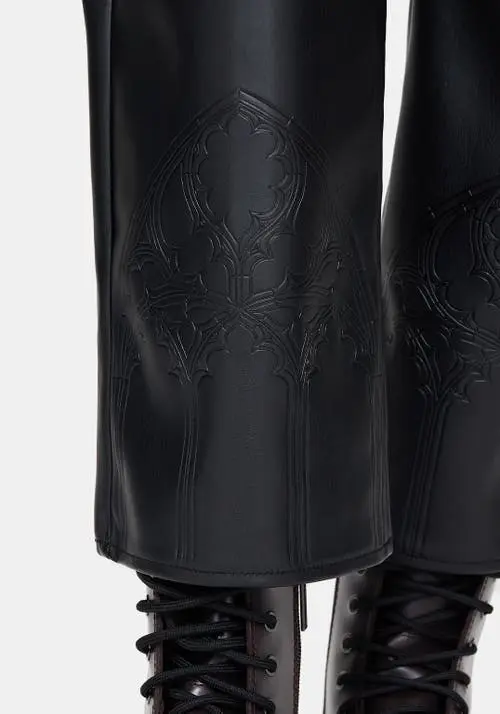 DISTURBIA High-rise Cropped Trousers