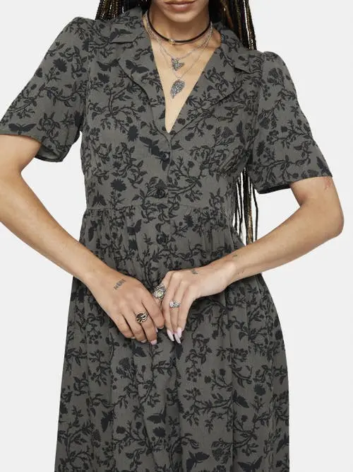 DISTURBIA Morgana Midi Shirt Dress