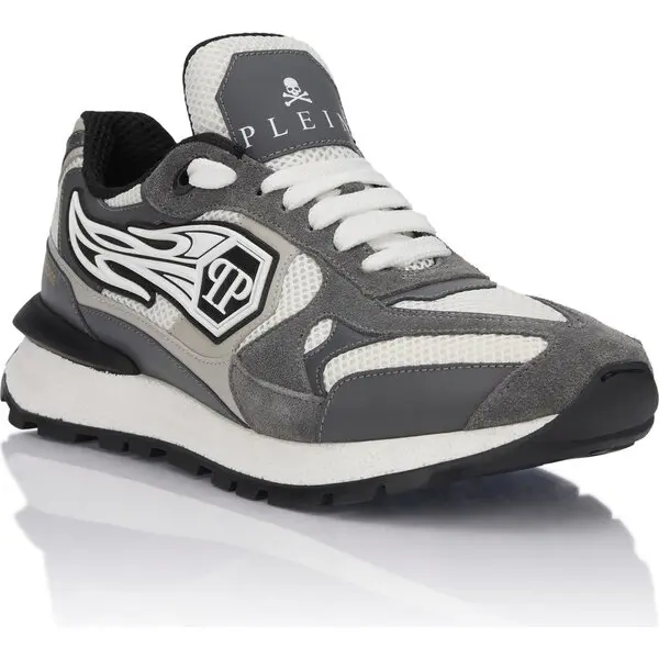 Philipp Plein Runner Titan Edge Sneakers - Grey