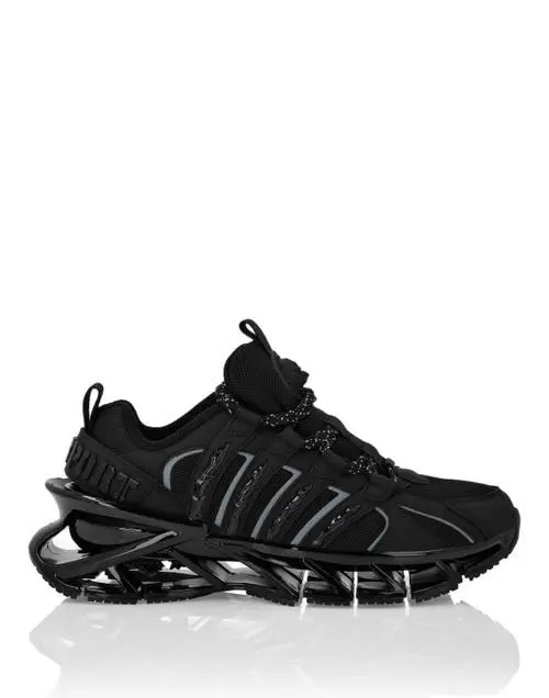 PLEIN SPORT Runner Hi-tech - Black/black
