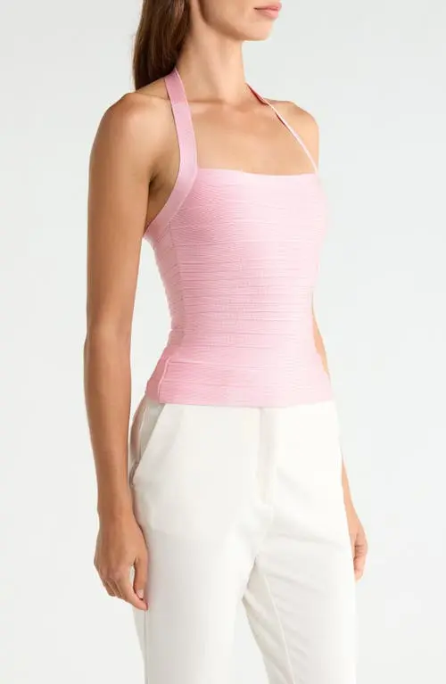 House Of Cb Silhouette Halter Neck Bandage Top