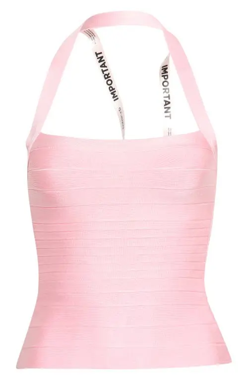 House Of Cb Silhouette Halter Neck Bandage Top