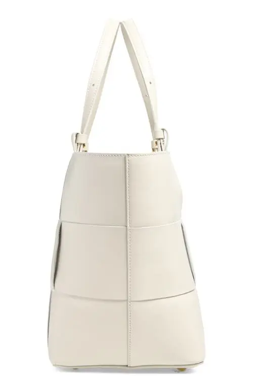 DEMELLIER The Florence Woven Leather Tote - Chalk