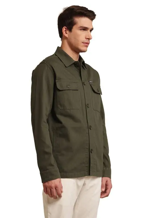 MEMBERS ONLY Cotton Twill Shirt Jacket