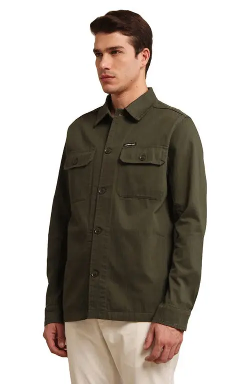 MEMBERS ONLY Cotton Twill Shirt Jacket