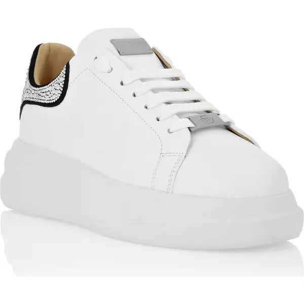 Philipp Plein Low Top Sneakers Monogram Strass