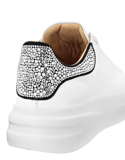 Philipp Plein Low Top Sneakers Monogram Strass