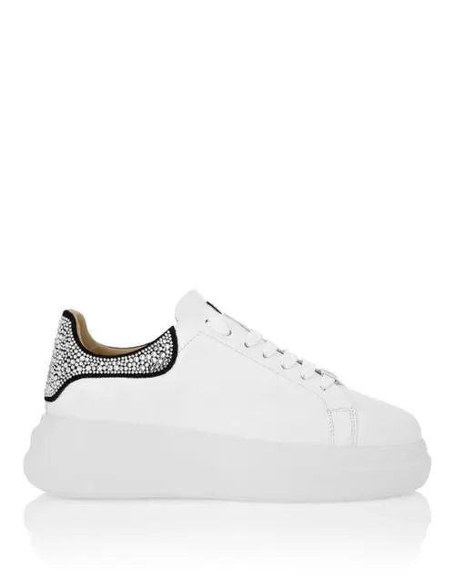 Philipp Plein Low Top Sneakers Monogram Strass
