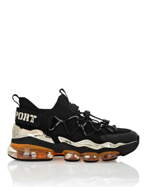 PLEIN SPORT Cyber Thunder - Black/orangefluo