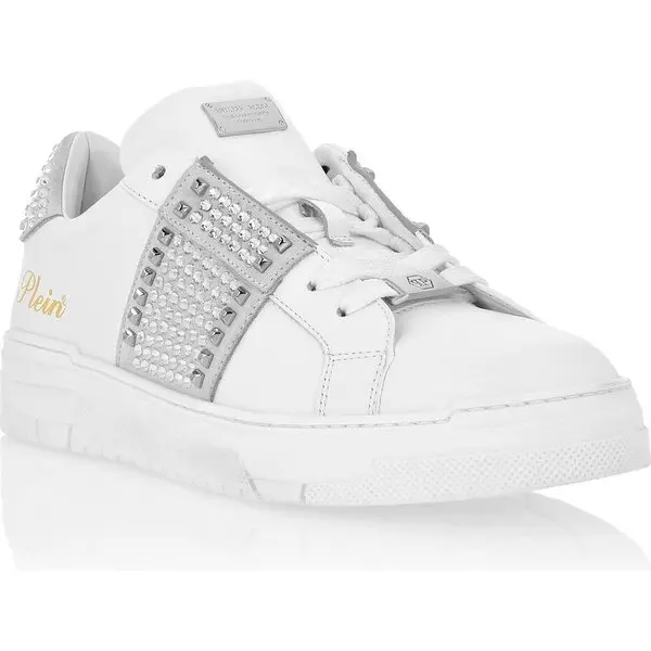 Philipp Plein Low Top Sneakers Strass Studs