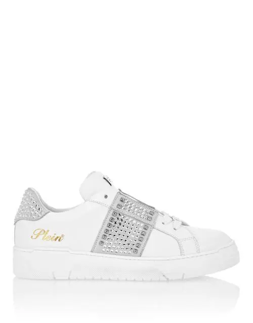 Philipp Plein Low Top Sneakers Strass Studs