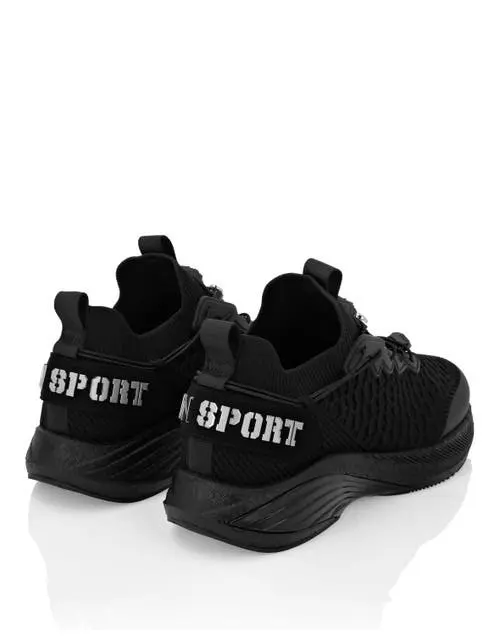 PLEIN SPORT Runner Sneakers - Black