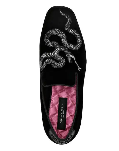 Philipp Plein Loafers Snake