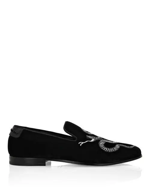 Philipp Plein Loafers Snake