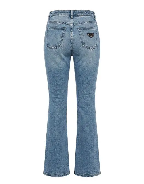 Philipp Plein Flare Fit Jeans - Blueocean