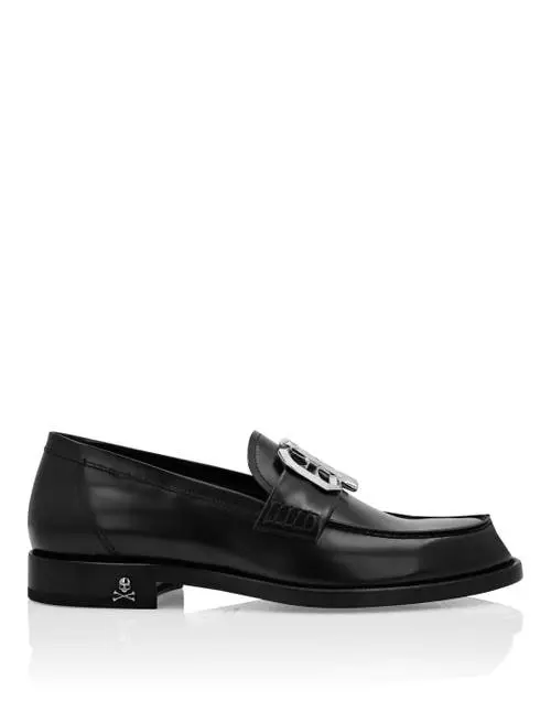 Philipp Plein Calf Skin Leather Moccasin