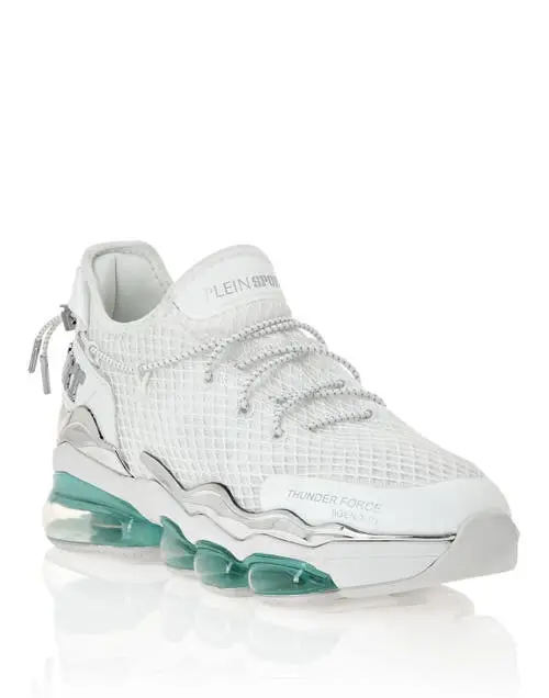 PLEIN SPORT Thunder Force Genx 01 Runner Edition - White/lightblue
