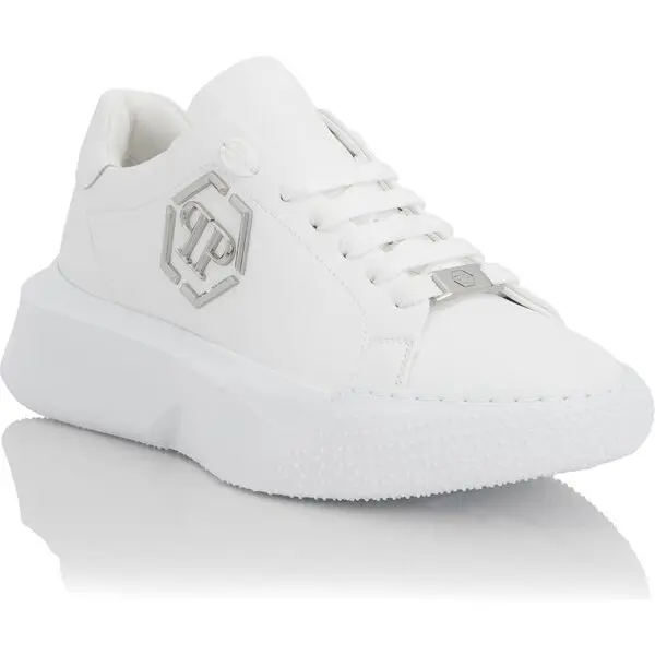 Philipp Plein Godzilla Runner Hexagon Sneakers - White