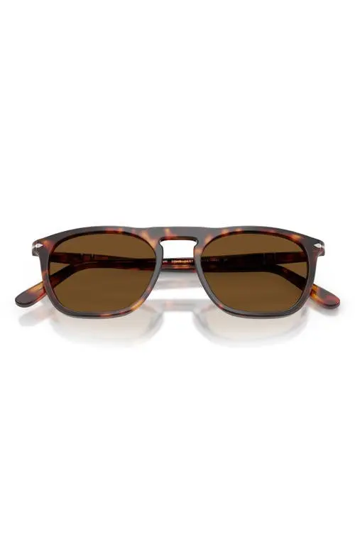 Persol Gae 55mm Polarized Square Sunglasses