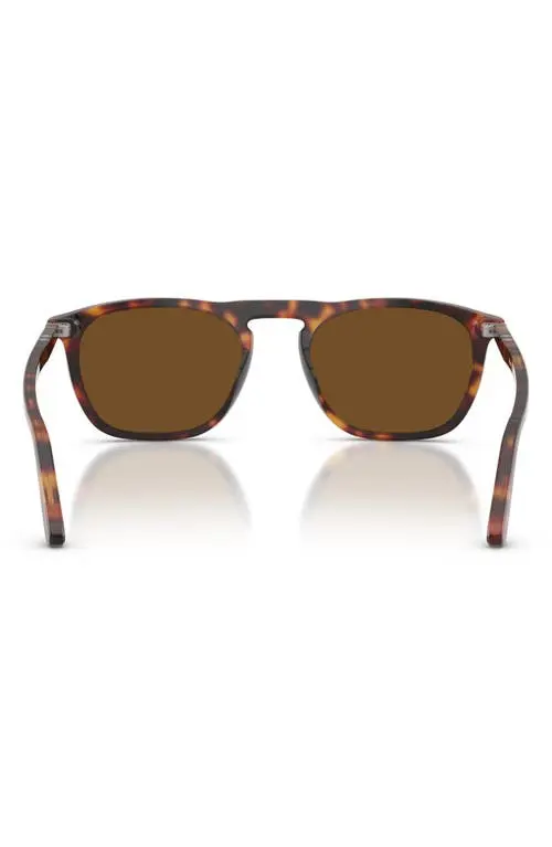Persol Gae 55mm Polarized Square Sunglasses