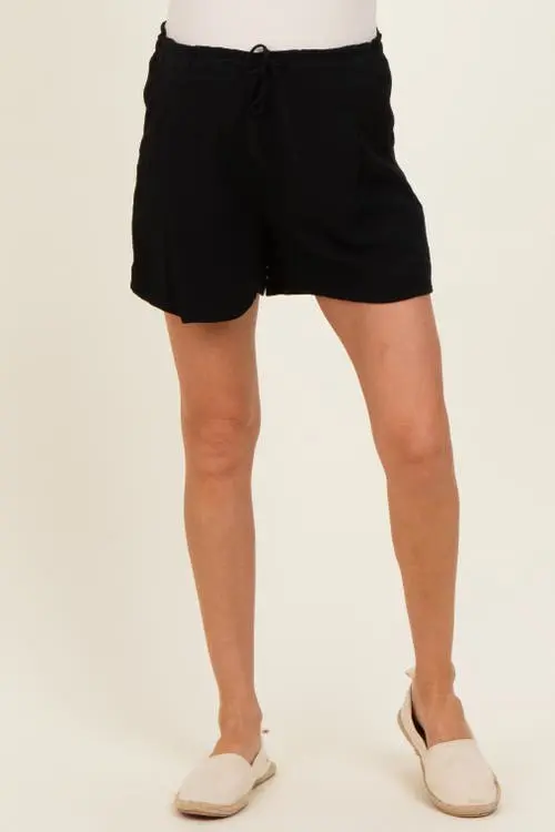 PINKBLUSH Drawstring Pleated Shorts