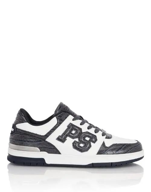 PLEIN SPORT Low-top Sneakers Ps Cocco - White/darkblue