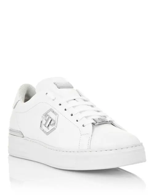 Philipp Plein Low-top Sneakers With Hexagon Detail - White