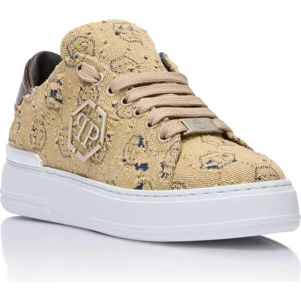 Philipp Plein Low-top Sneakers Jacquard Monogram Logo