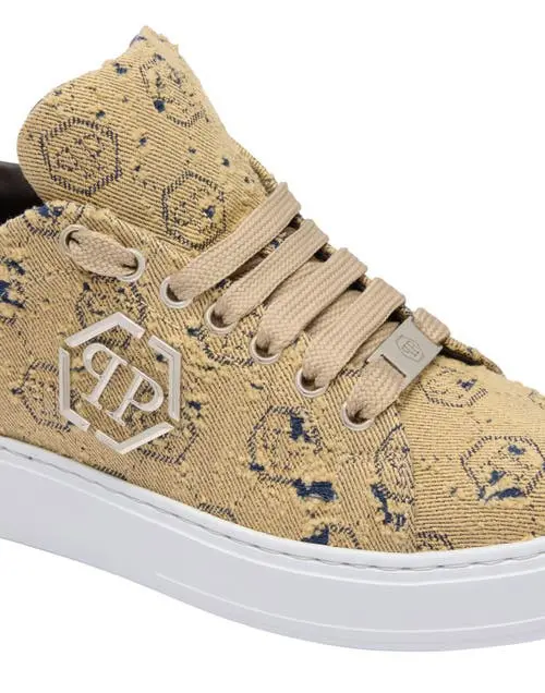Philipp Plein Low-top Sneakers Jacquard Monogram Logo