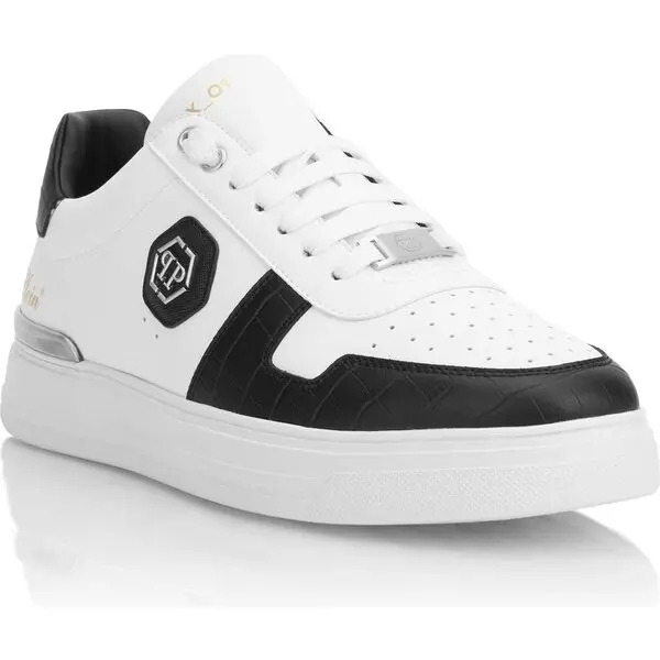 Philipp Plein Lo-top Sneakers - White/black