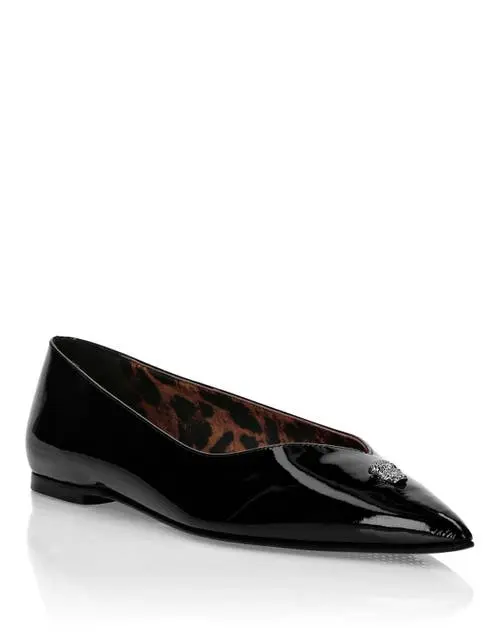 Philipp Plein Ballet Flats Skull