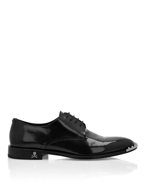 Philipp Plein Leather Derby Shoes