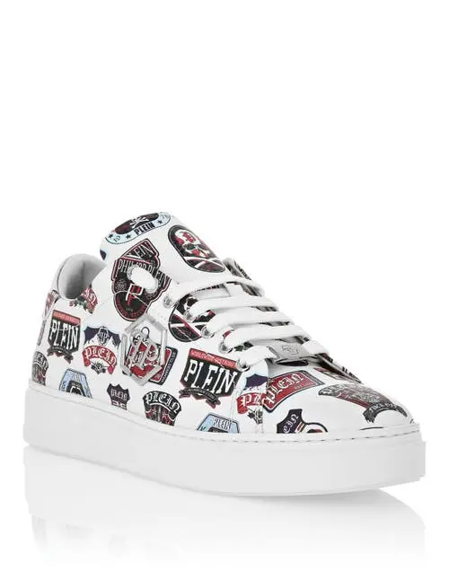 Philipp Plein Carson Patch Low-top Sneakers - White