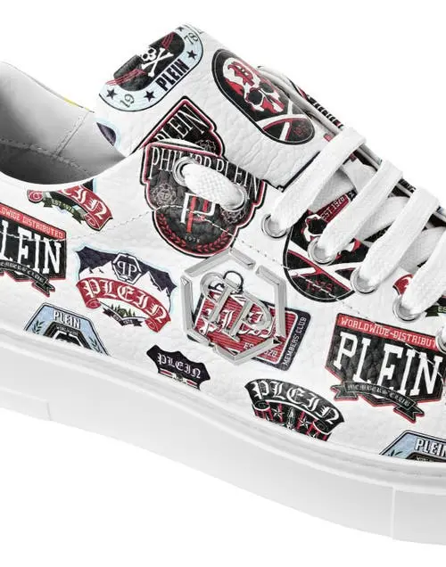 Philipp Plein Lo-top Sneakers Carson Patches - White