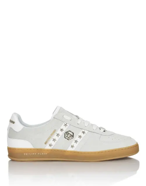 Philipp Plein Low-top Sneakers Retro Rebel Leather - White