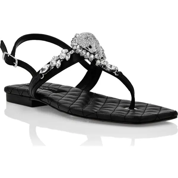 Philipp Plein Flat Sandals