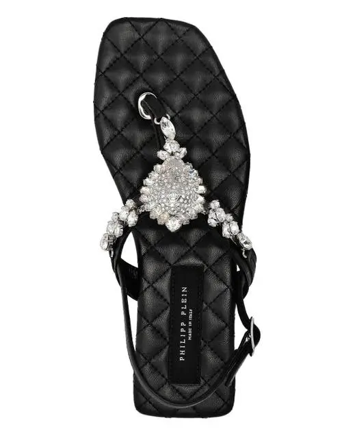 Philipp Plein Flat Sandals