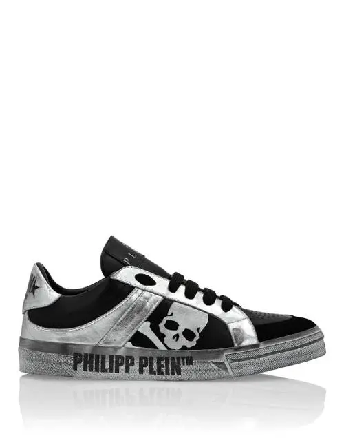 Philipp Plein Lo-top Leather Sneakers Retrokickz Tm