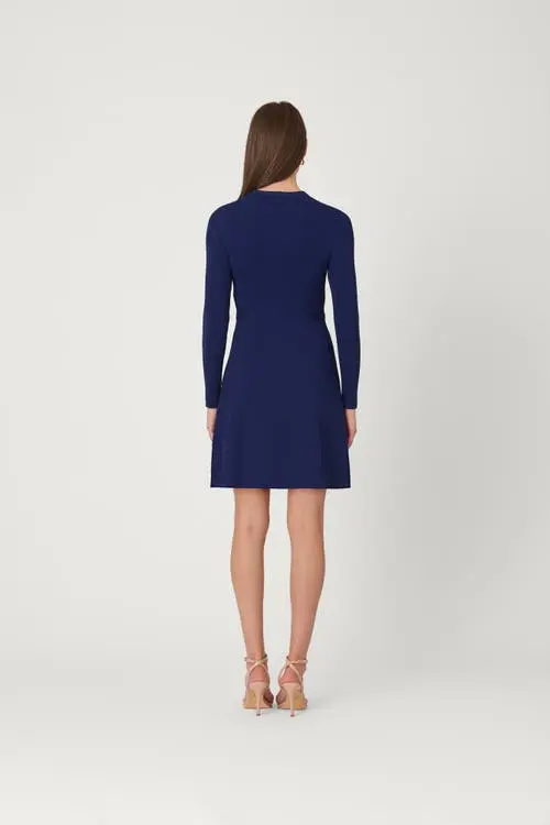 Shoshanna Buckle Knit Janice Dress