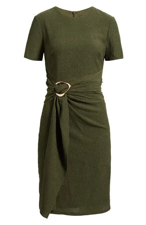 Vince Camuto Side Tie Textured Knit Dress