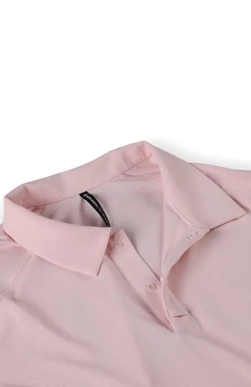 BACKCOUNTRY Tahoe Sun Performance Polo Shirt - Barely Pink