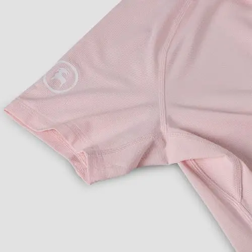 BACKCOUNTRY Tahoe Sun Golf Polo - Barely Pink