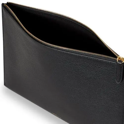 Mulberry Zipped Flat Pouch