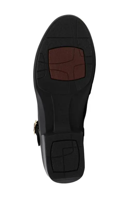 Naot Aniham Ankle Strap Flat - Black Leather