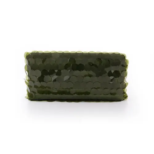 Badgley Mischka Kit Payette Sequin Envelope Clutch - Olivine