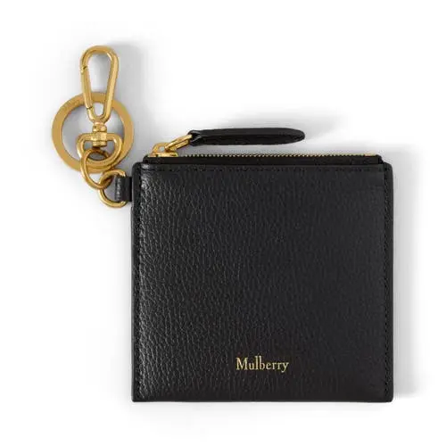 Mulberry Clip Zipped Credit Card Pouch