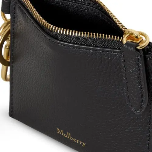 Mulberry Clip Zipped Credit Card Pouch