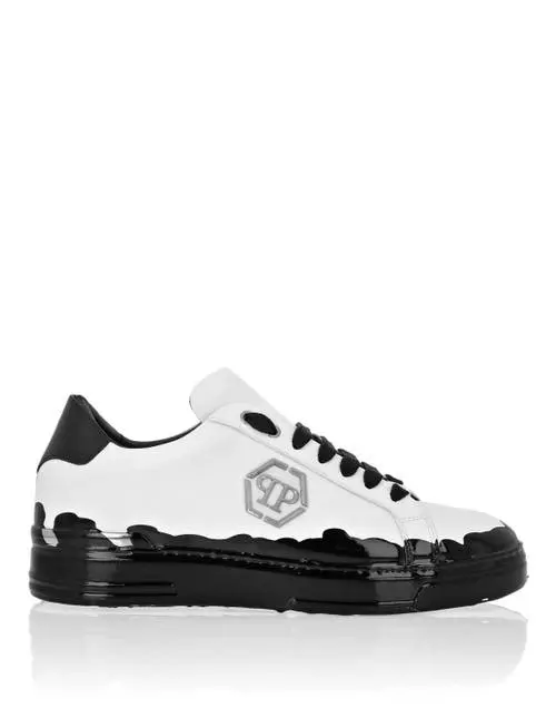 Philipp Plein Nappa Leather Low Top Sneakers Carson Paint